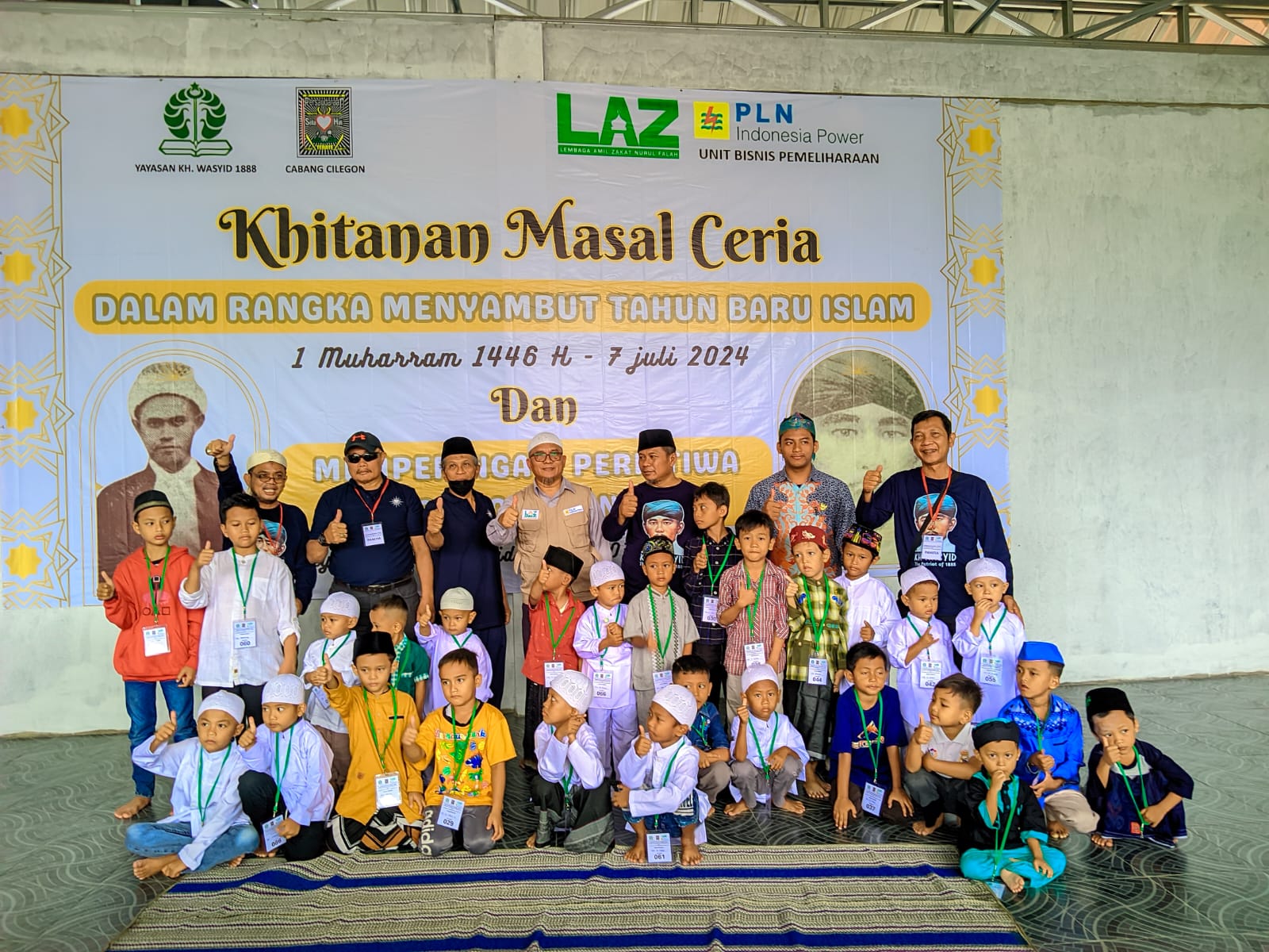 Mass Circumcision Event at KH. Wasid Foundation Welcomes Hundreds of ...